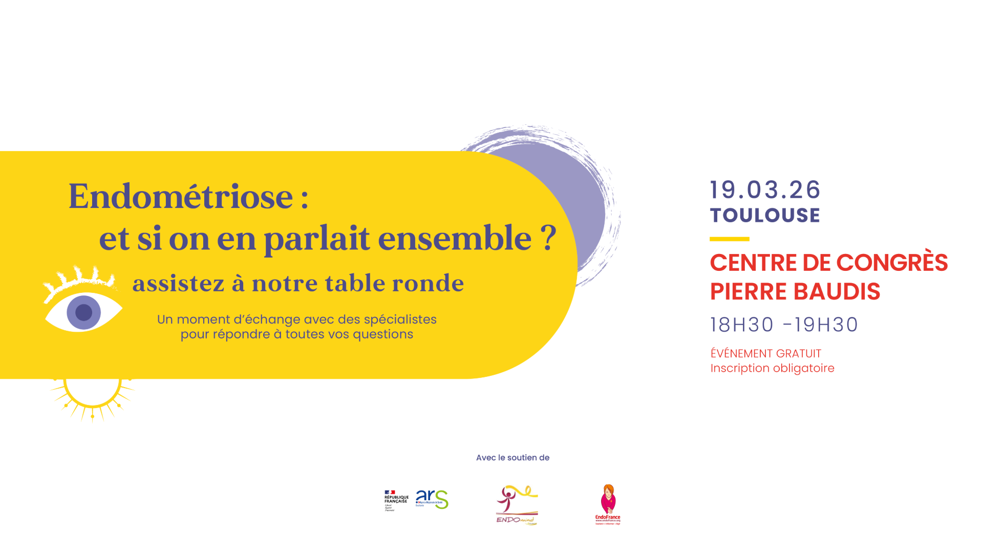 Table ronde pour personnes atteintes & entourage - 19 mars 2026 ...